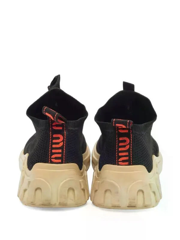 Miu Miu Knit Low-top Sneakers