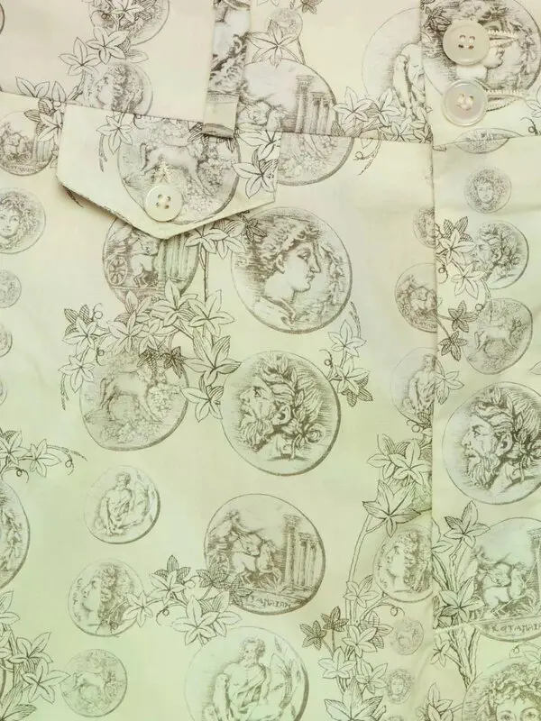 Dolce & Gabbana Roman Coin Print Tailored Shorts