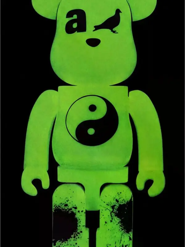 BE@RBRICK X Atmos Staple Glow-in-the-dark Figures