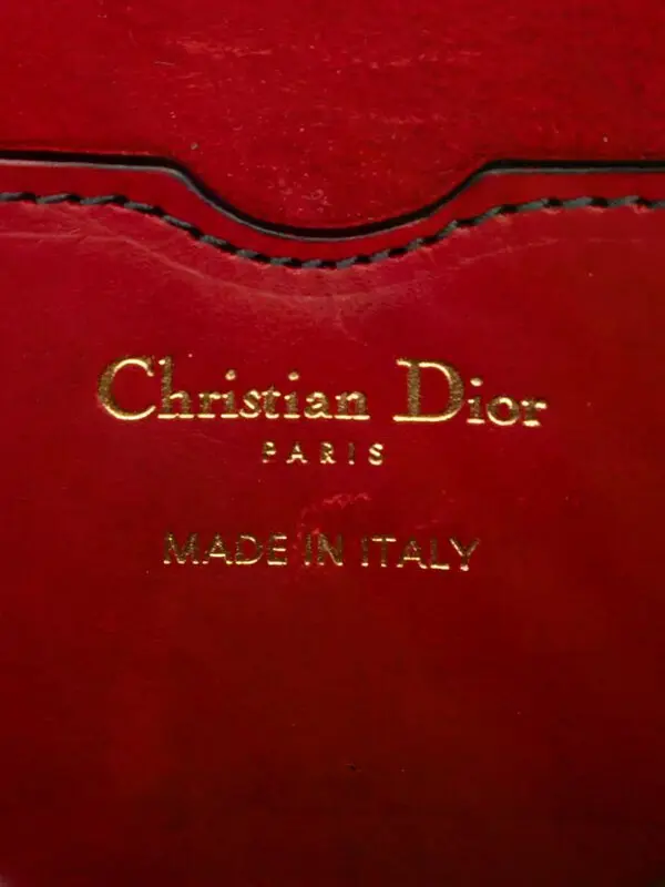 Dior 2017 Mini Leather D Bee Saddle Bag Crossbody Bag