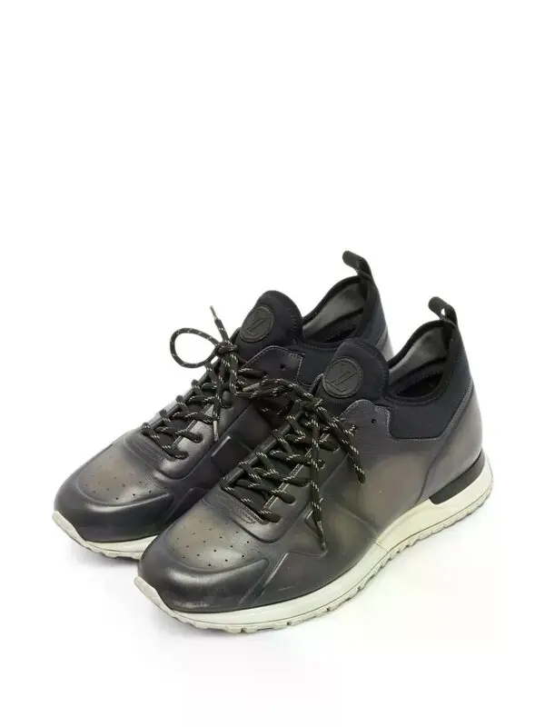 LOUIS VUITTON Run Away Leather Sneakers