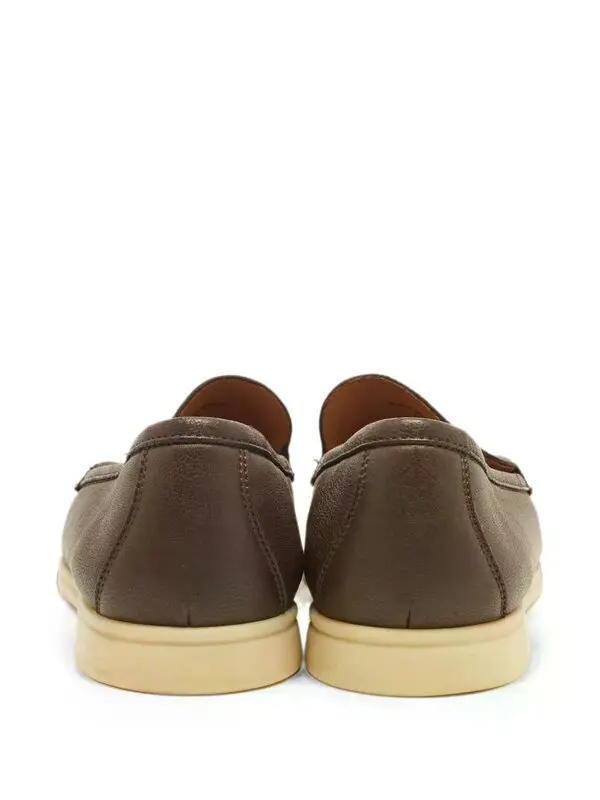 Loro Piana Summer Walk Leather Loafers