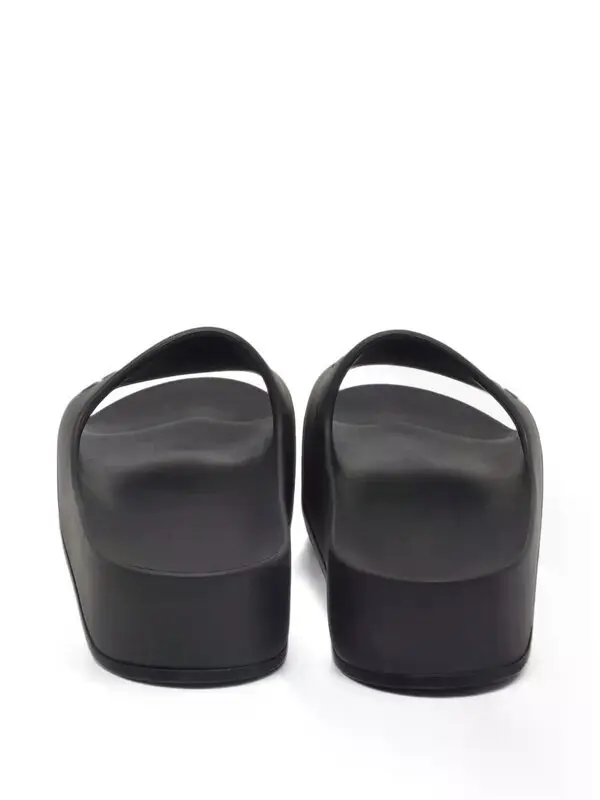 Balenciaga Logo Chunky Pool Slides