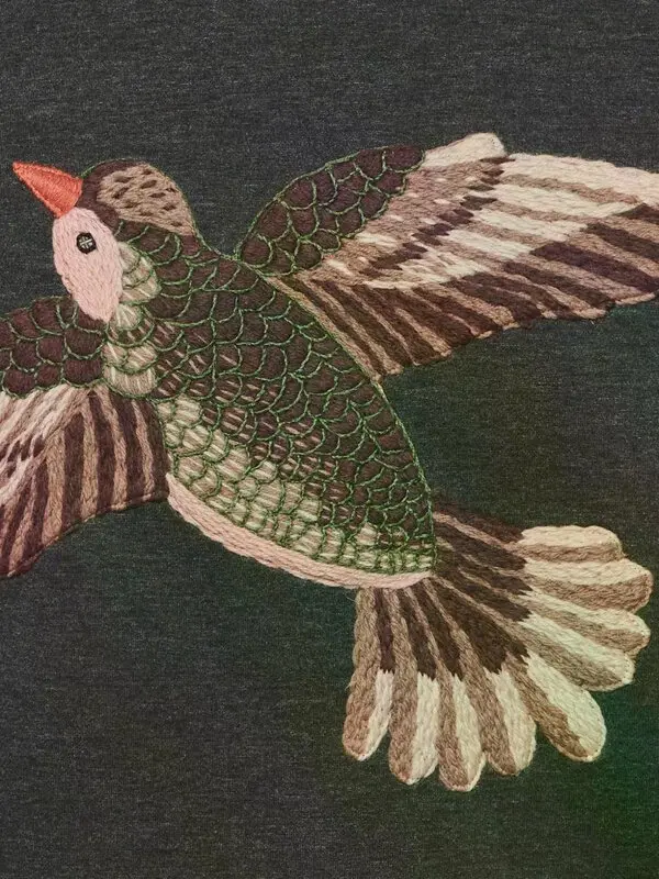 Gucci Embroidered-bird Sweatshirt