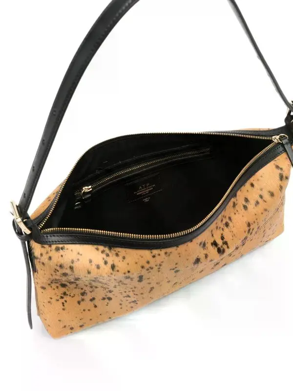ATP ATELIER Animal-print Leather Shoulder Bag