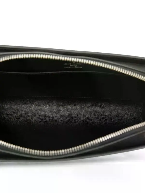 LOUIS VUITTON Taiga Leather Pochette Baikal Clutch Bag