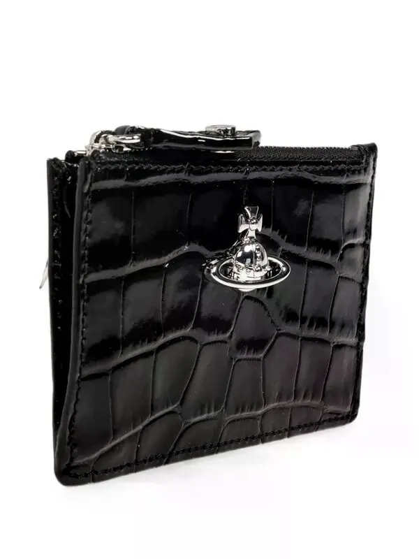 VIVIENNE WESTWOOD Slim Long Card Holder - Black