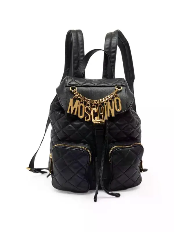 Moschino Logo-charm Backpack