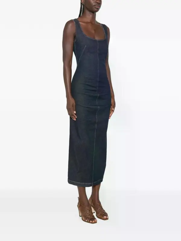 Sportmax Zip-fastening Denim Dress