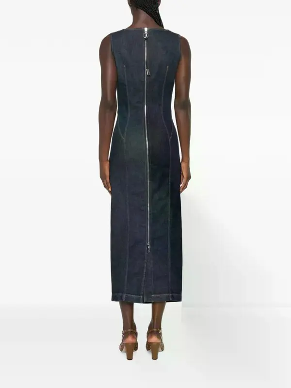 Sportmax Zip-fastening Denim Dress
