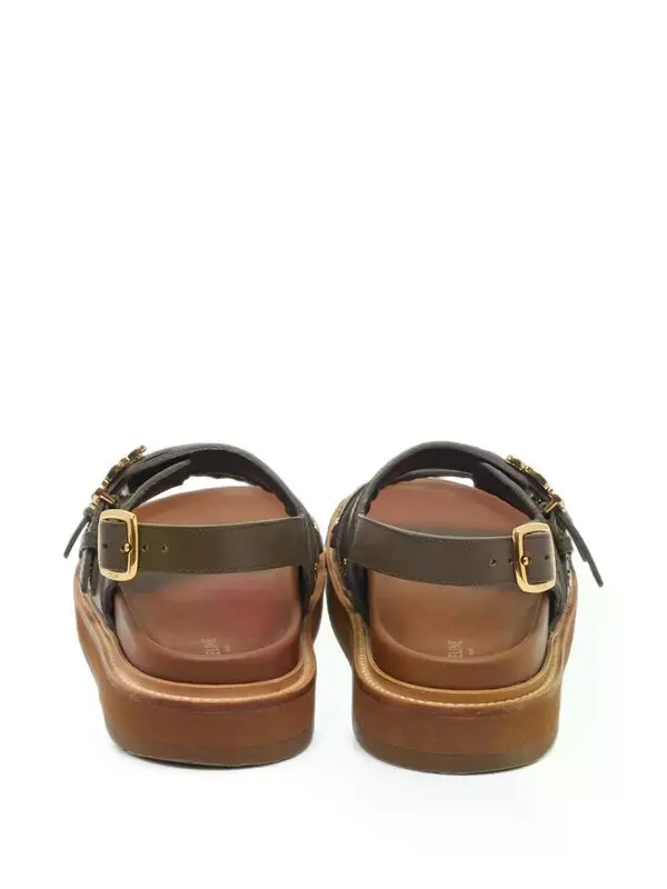 Celine Clea Triomphe Slingback Sandals