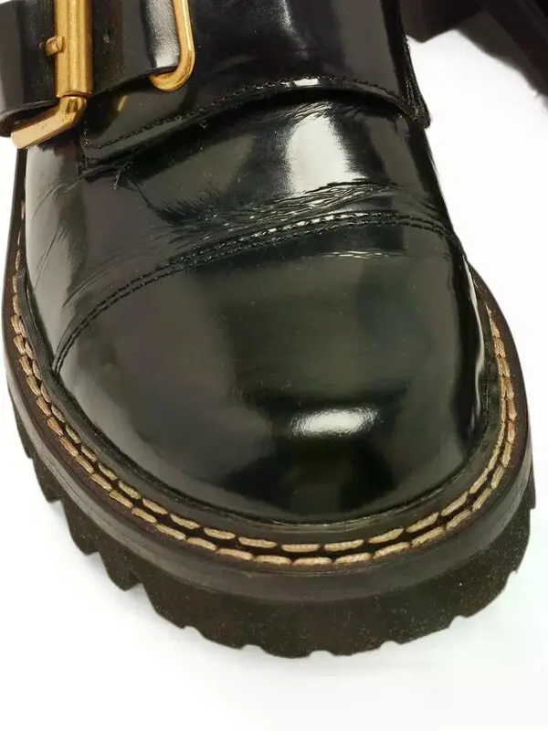 See By Chloé Double-buckle Oxford Shoes