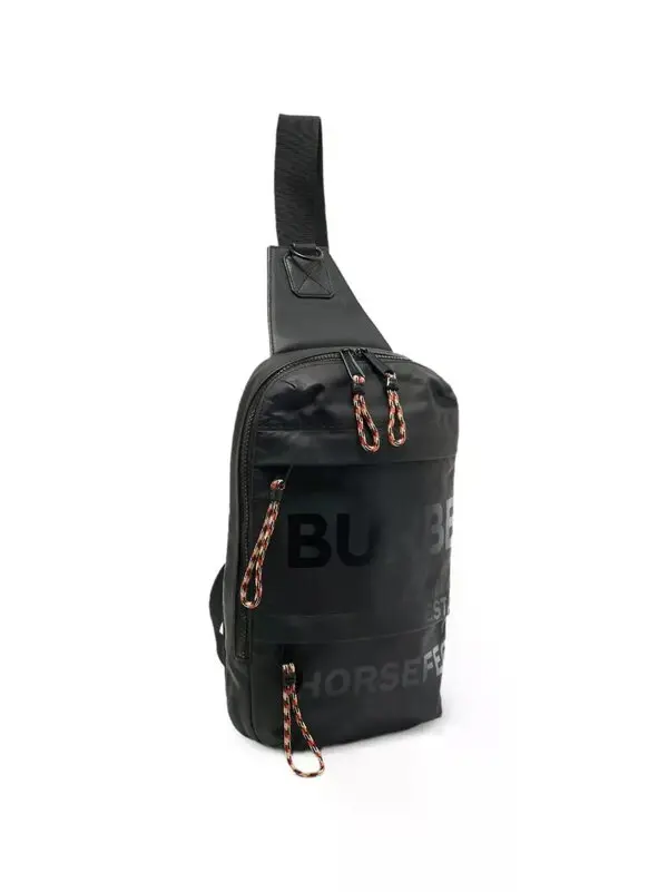 Burberry Horseferry Print Backpack - Black