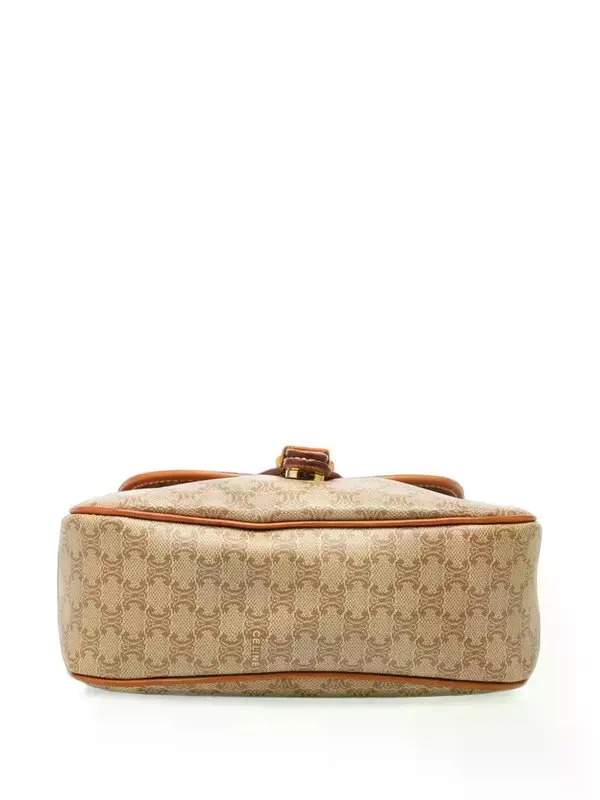 Celine 2010 Macadam Coated Canvas Crossbody Bag