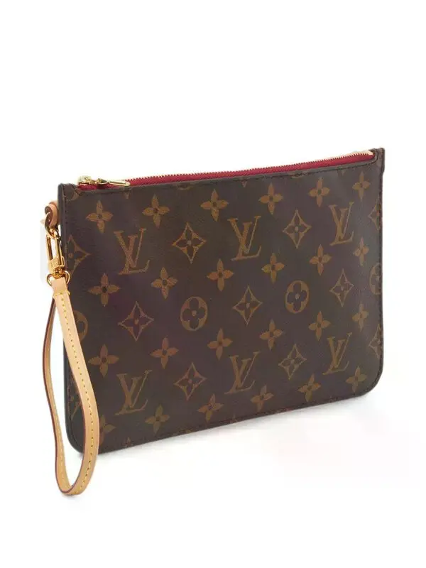 LOUIS VUITTON 2014 Neverfull Monogram Clutch Bag