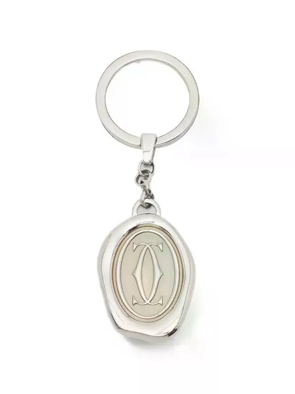 Cartier Wax Seal Key Chain - Silver