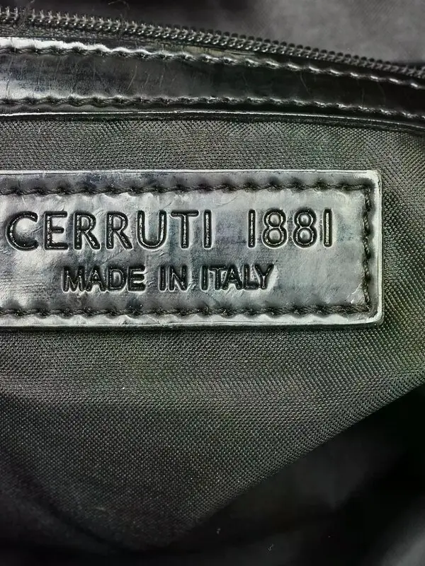 CERRUTI 1881 Jacquard Fabric Tote Bag
