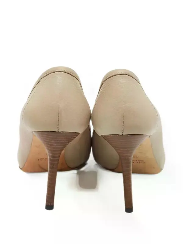 Gucci Bamboo Horsebit Heeled Pumps