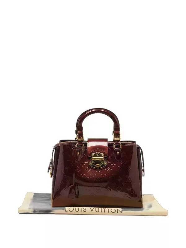 LOUIS VUITTON Monogram Vernis Tote Bag - Red