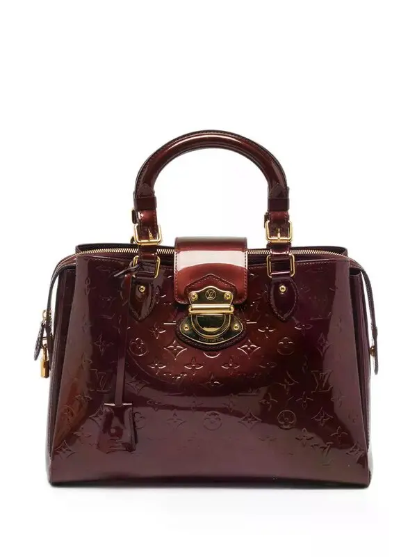 LOUIS VUITTON 2010 Melrose Avenue Monogram Vernis Tote Bag - Red