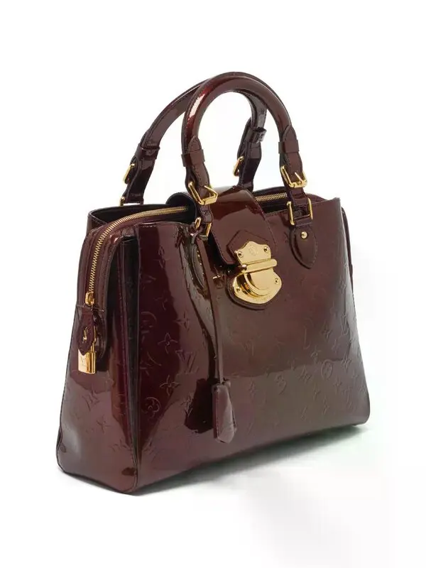 LOUIS VUITTON Monogram Vernis Tote Bag - Red