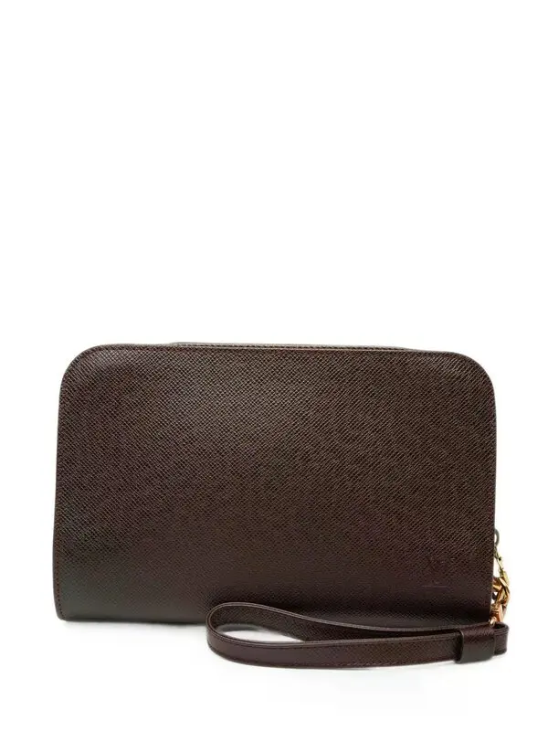 LOUIS VUITTON 2001 Taiga Baikal Clutch Bag