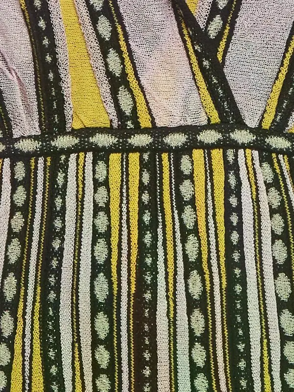 Missoni Striped Lurex Midi Dress