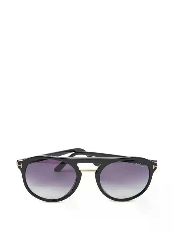 TOM FORD Ivan 02 Tf675 Round Sunglasses - Black