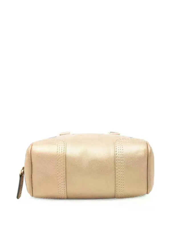 Loewe 2008 Micro Metallic Leather Amazona Satchel