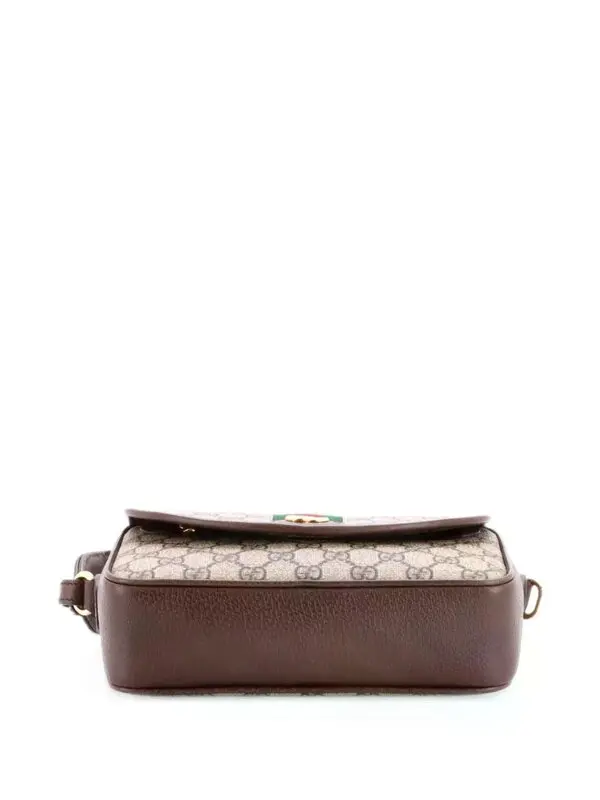 Gucci Ophidia Flap Gg Coated Canvas Small Shoulder Bag