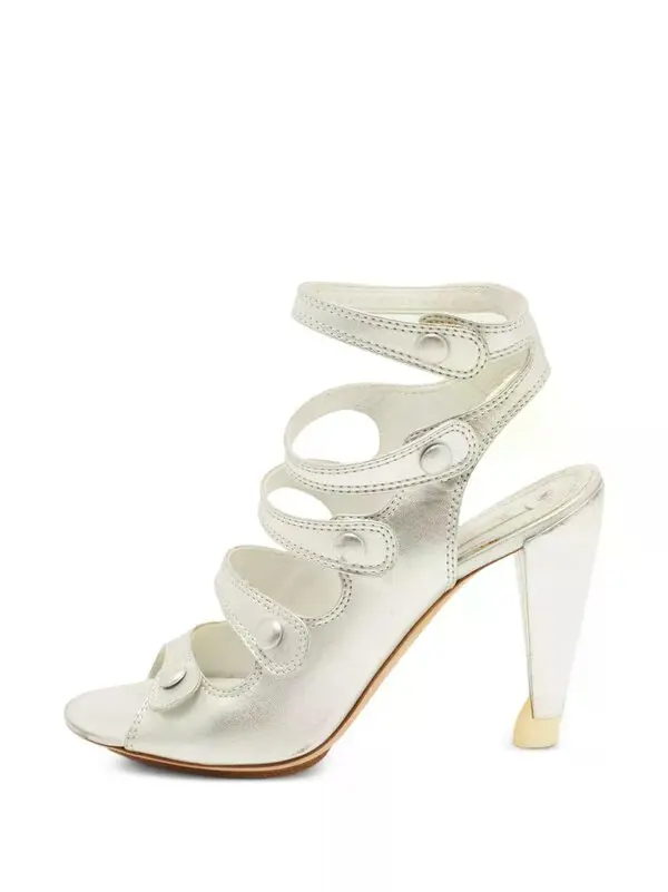 Celine Strap-detail Heeled Sandals