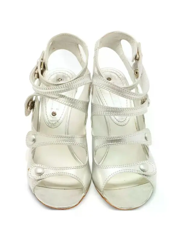 Celine Strap-detail Heeled Sandals