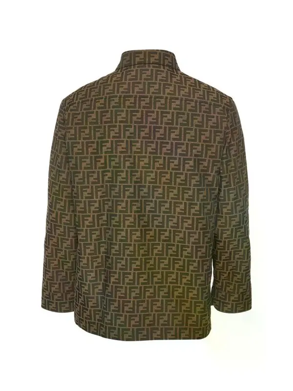 Fendi Zucca Jacquard Shirt Jacket