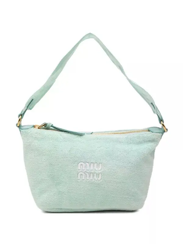Miu Miu Terry Cloth Logo Handbag