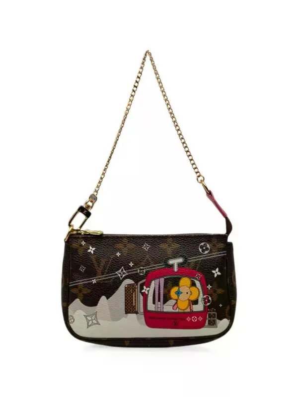 LOUIS VUITTON Mini Pochette Accessories Handbag - Brown