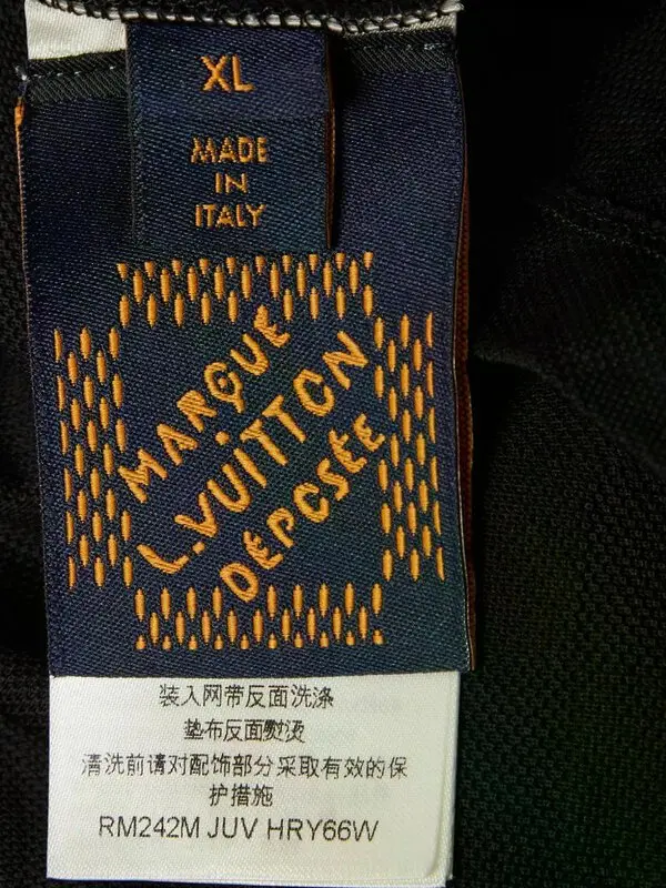 LOUIS VUITTON Damier Jacquard Polo Shirt