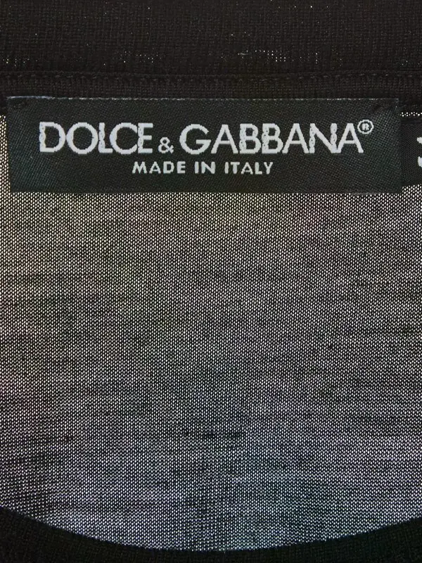 Dolce & Gabbana Logo Embroidered T-shirt