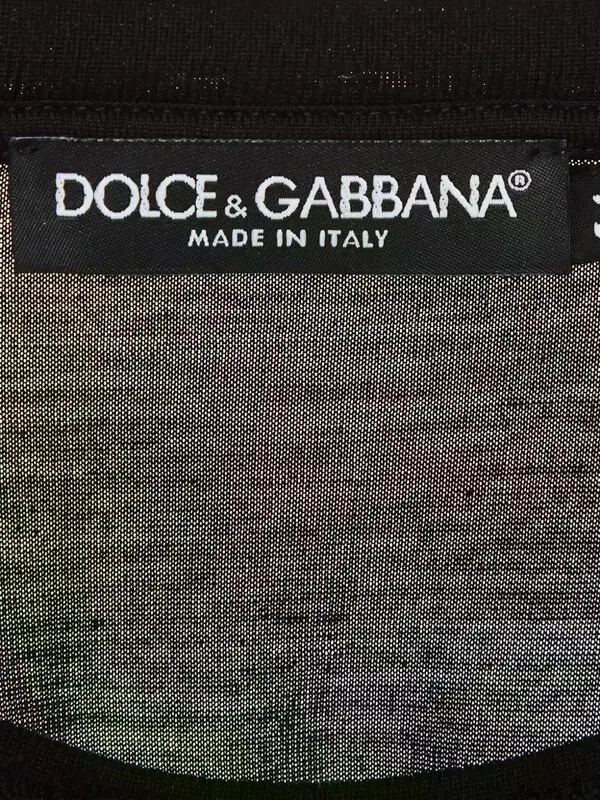 Dolce & Gabbana Logo Embroidered T-shirt