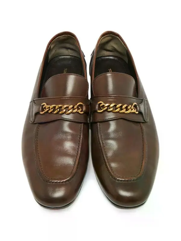 TOM FORD Chain Penny Loafers