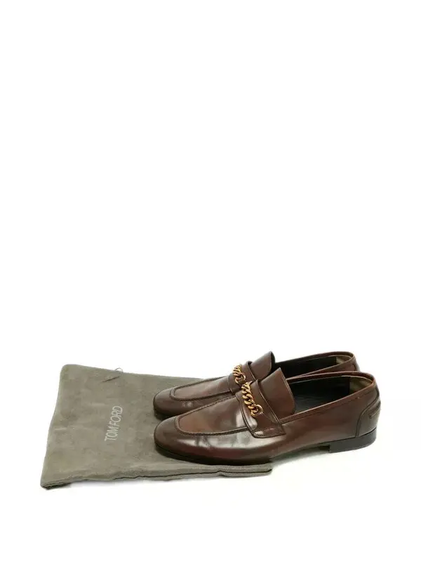TOM FORD Chain Penny Loafers