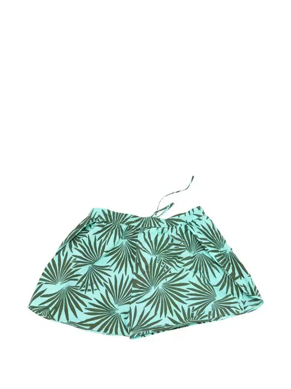Diane Von Furstenberg Tropical-print Drawstring Shorts