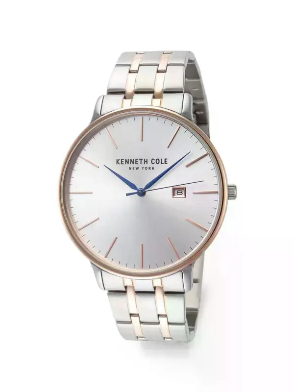 KENNETH COLE Date Window Link Bracelet 42mm Watch