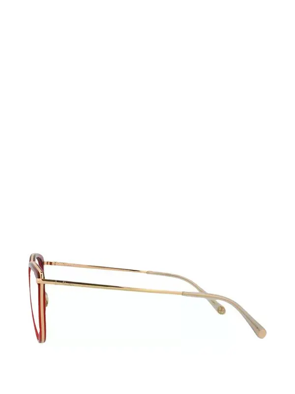 Pomellato Cat Eye Frame Eyeglasses - Red