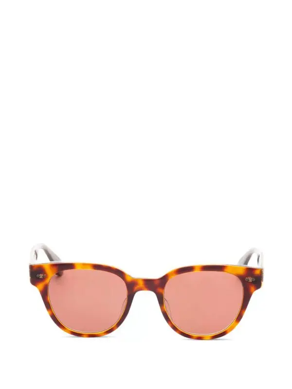 Garrett Leight Jane Round-frame Sunglasses - Brown