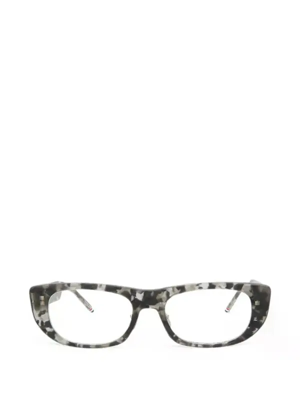 Thom Browne Tortoiseshell-effect Rectangle-frame Glasses