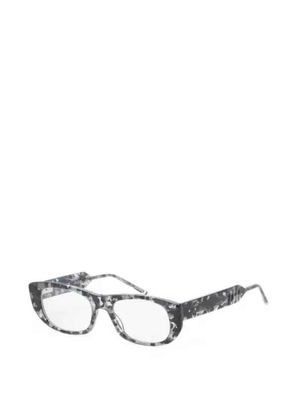 Thom Browne Tortoiseshell-effect Rectangle-frame Glasses
