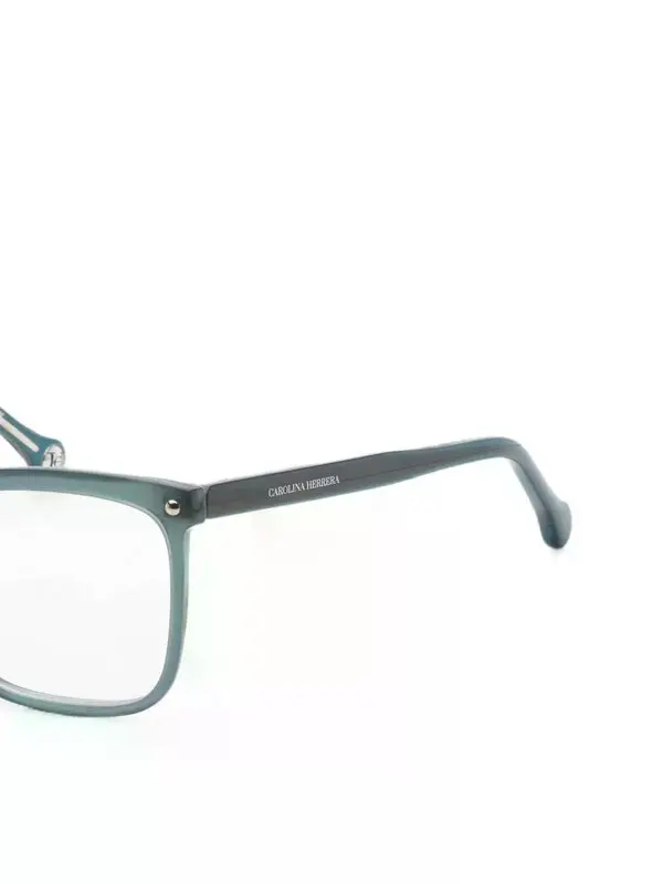 Carolina Herrera Square Frame Eyeglasses - Blue
