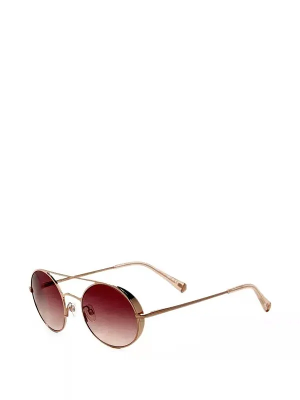 TURA X Kate Young Jasmin Round-frame Sunglasses