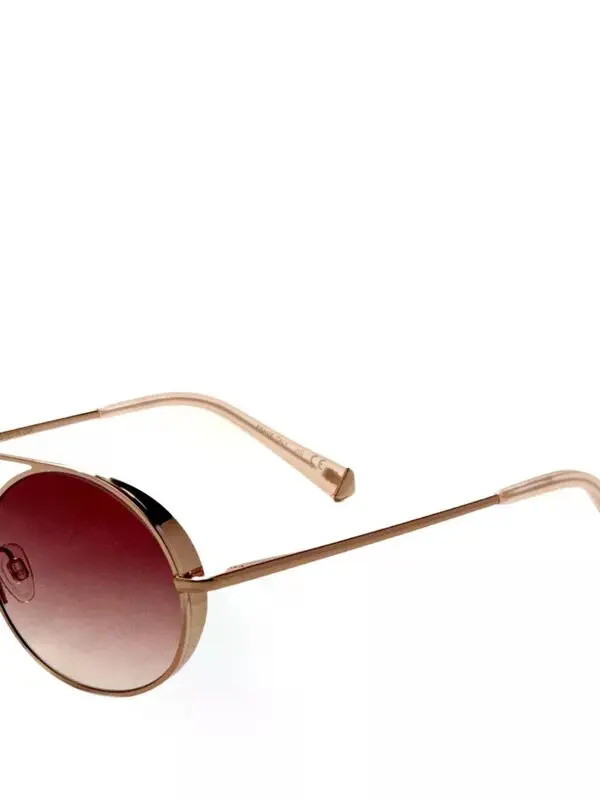 TURA X Kate Young Jasmin Round-frame Sunglasses