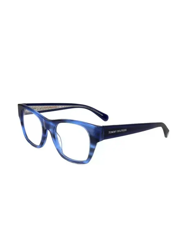 Tommy Hilfiger Square-frame Eyeglasses - Blue